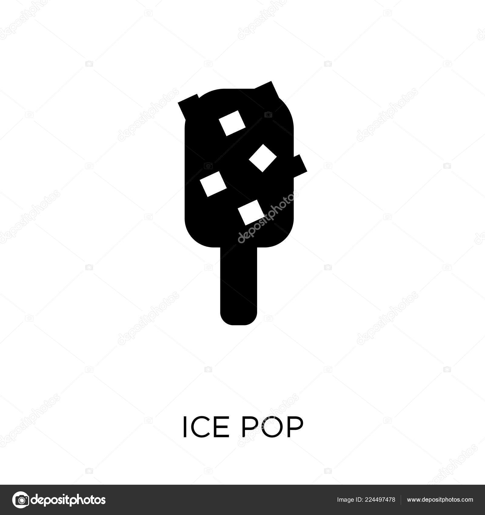 Ice Pop Icon Ice Pop Symbol Design Summer Collection Simple Stock ...