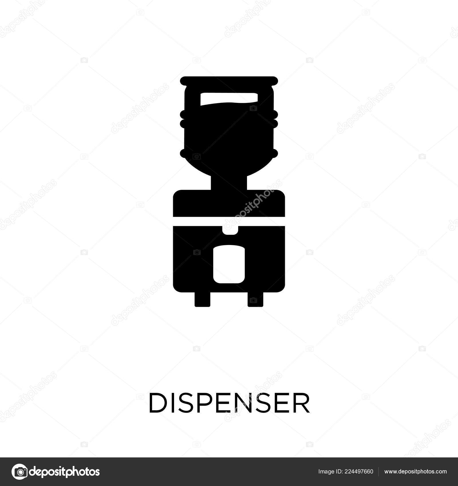 Dispenser Icon Dispenser Symbol Design Summer Collection Simple Element ...