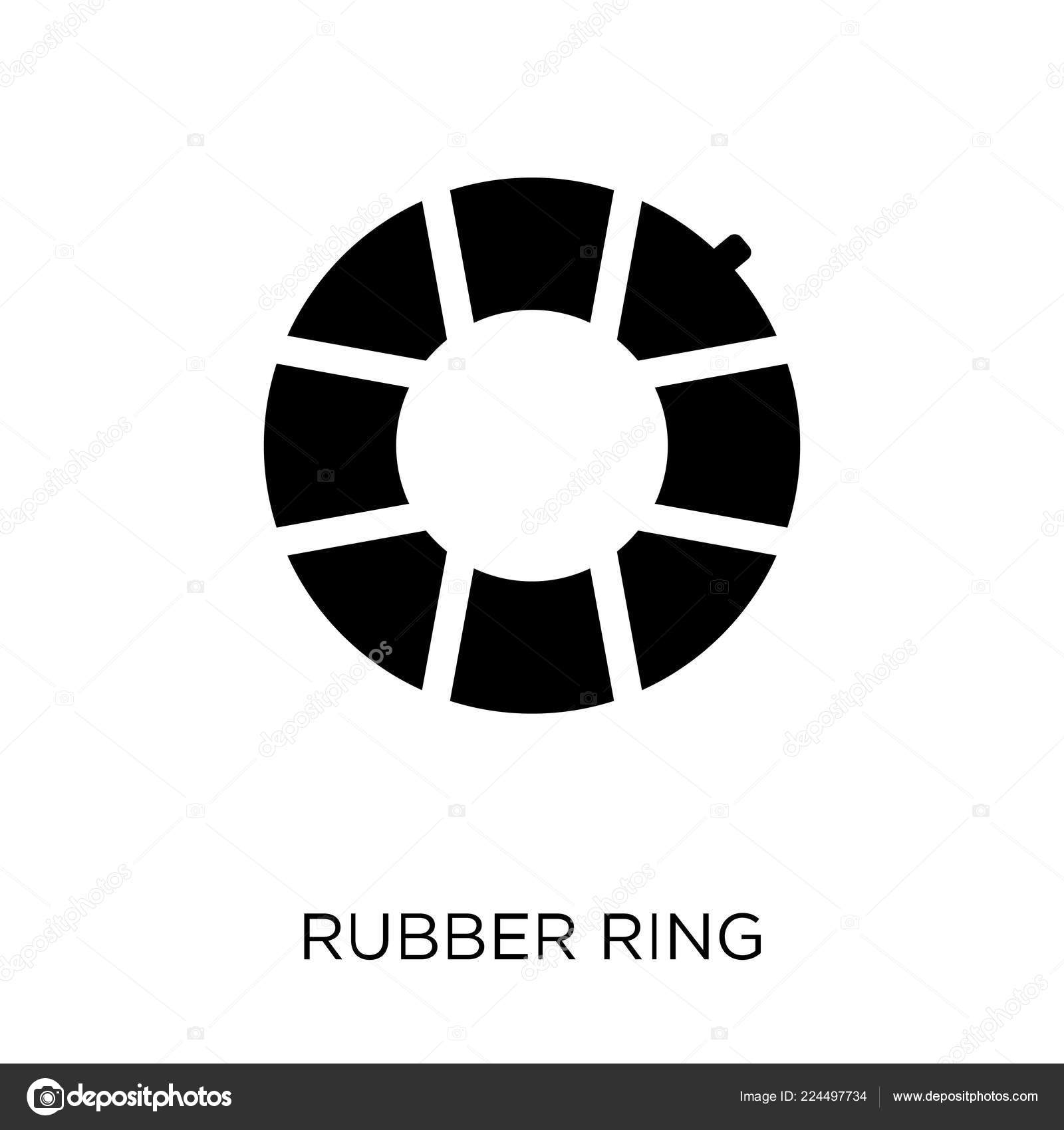 Rubber Ring Icon Rubber Ring Symbol Design Summer Collection Simple ...