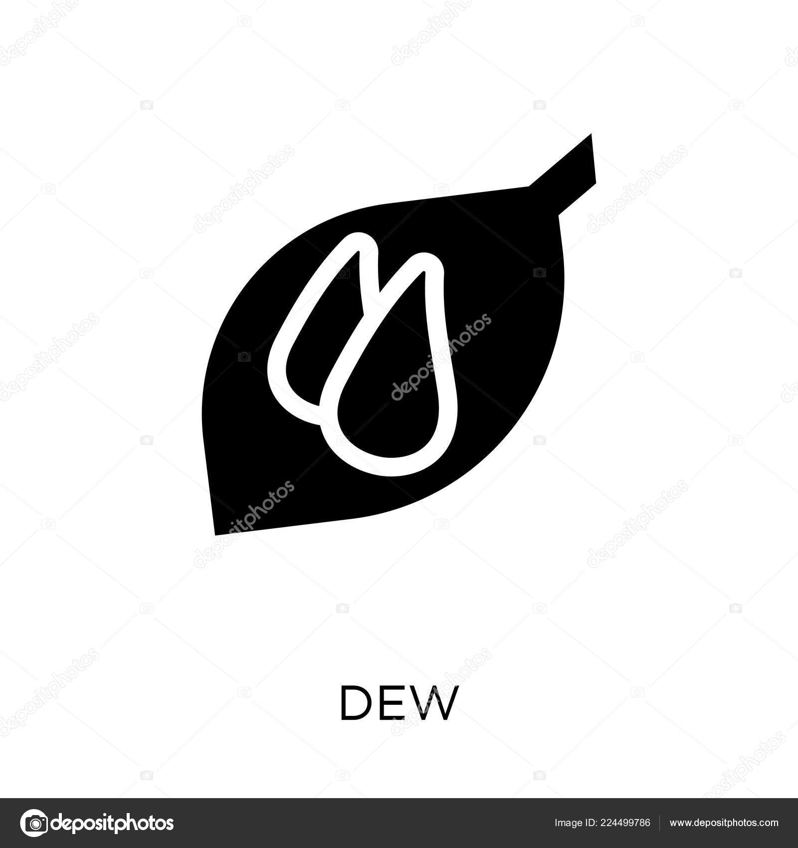 Dew Icon Dew Symbol Design Weather Collection Simple Element Vector ...