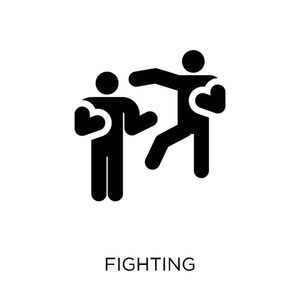 Icono de lucha. Diseño de símbolo de lucha de la colección People ...