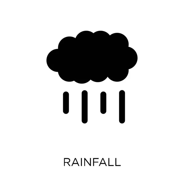 Rainfall Icon Rainfall Linear Symbol Design Weather Collection Simple ...