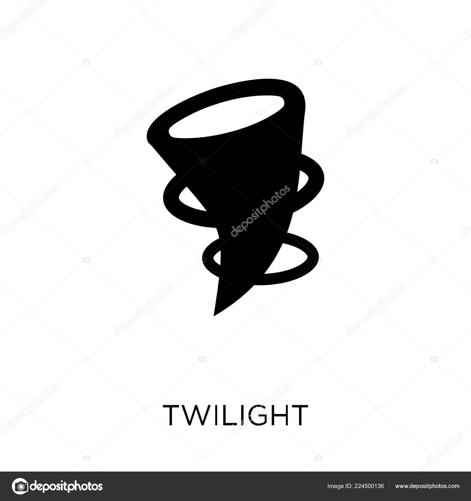 Twilight Icon Twilight Symbol Design Weather Collection Simple Element ...