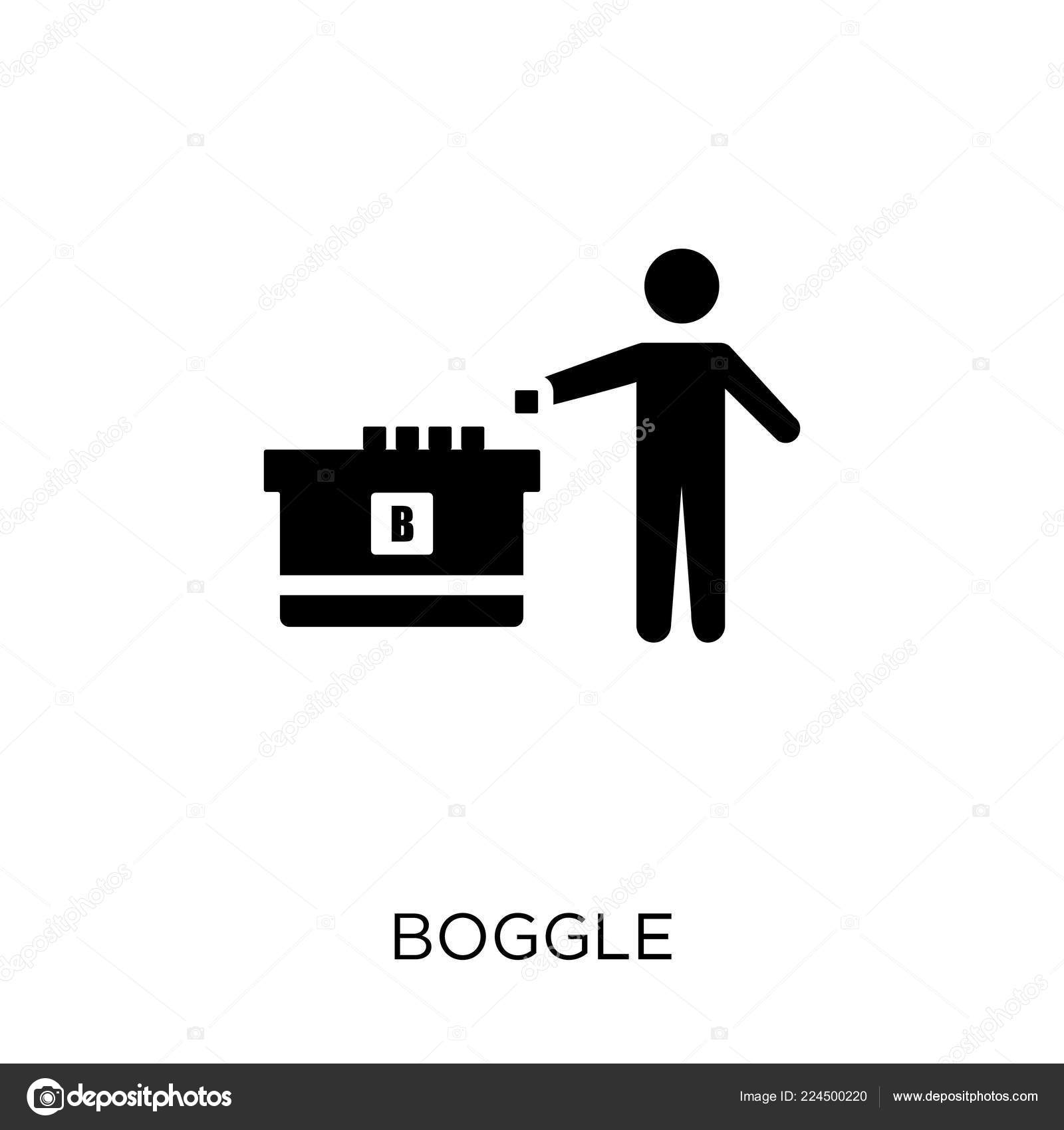Boggle Icon Boggle Symbol Design Activity Hobbies Collection Simple ...