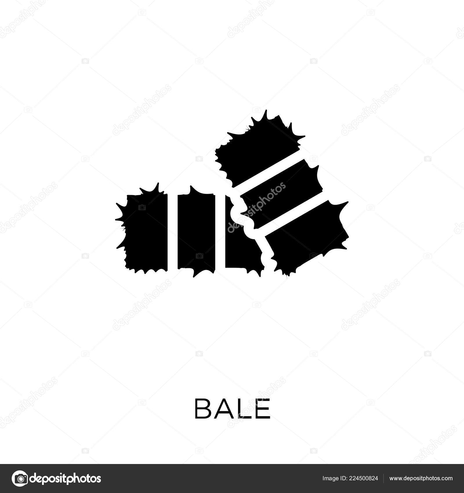 Bale Icon Bale Symbol Design Agriculture Farming Gardening Collection ...