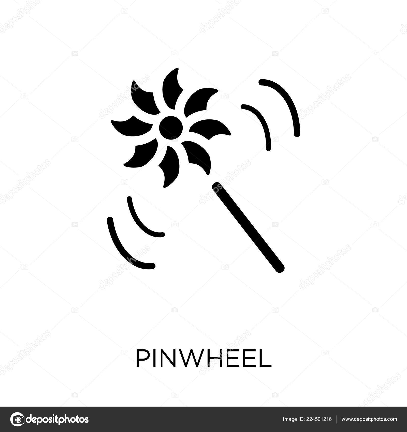Pinwheel Icon Pinwheel Symbol Design Agriculture Farming Gardening ...