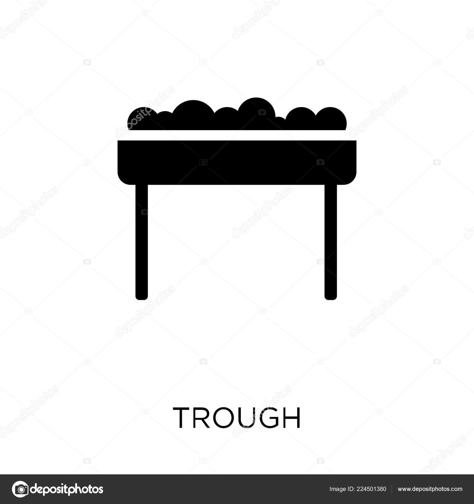 Trough Icon Trough Symbol Design Agriculture Farming Gardening ...