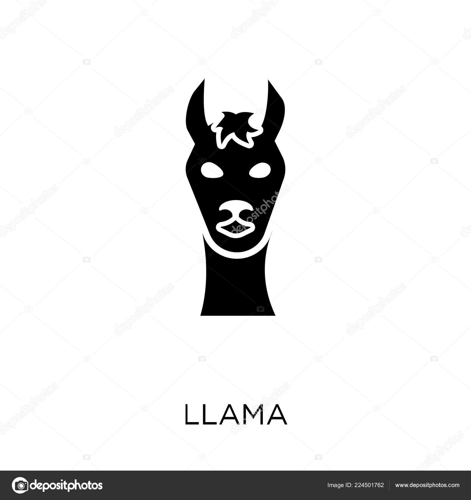 Icône Lama Design Symboles Lama Collection Animals Illustration ...