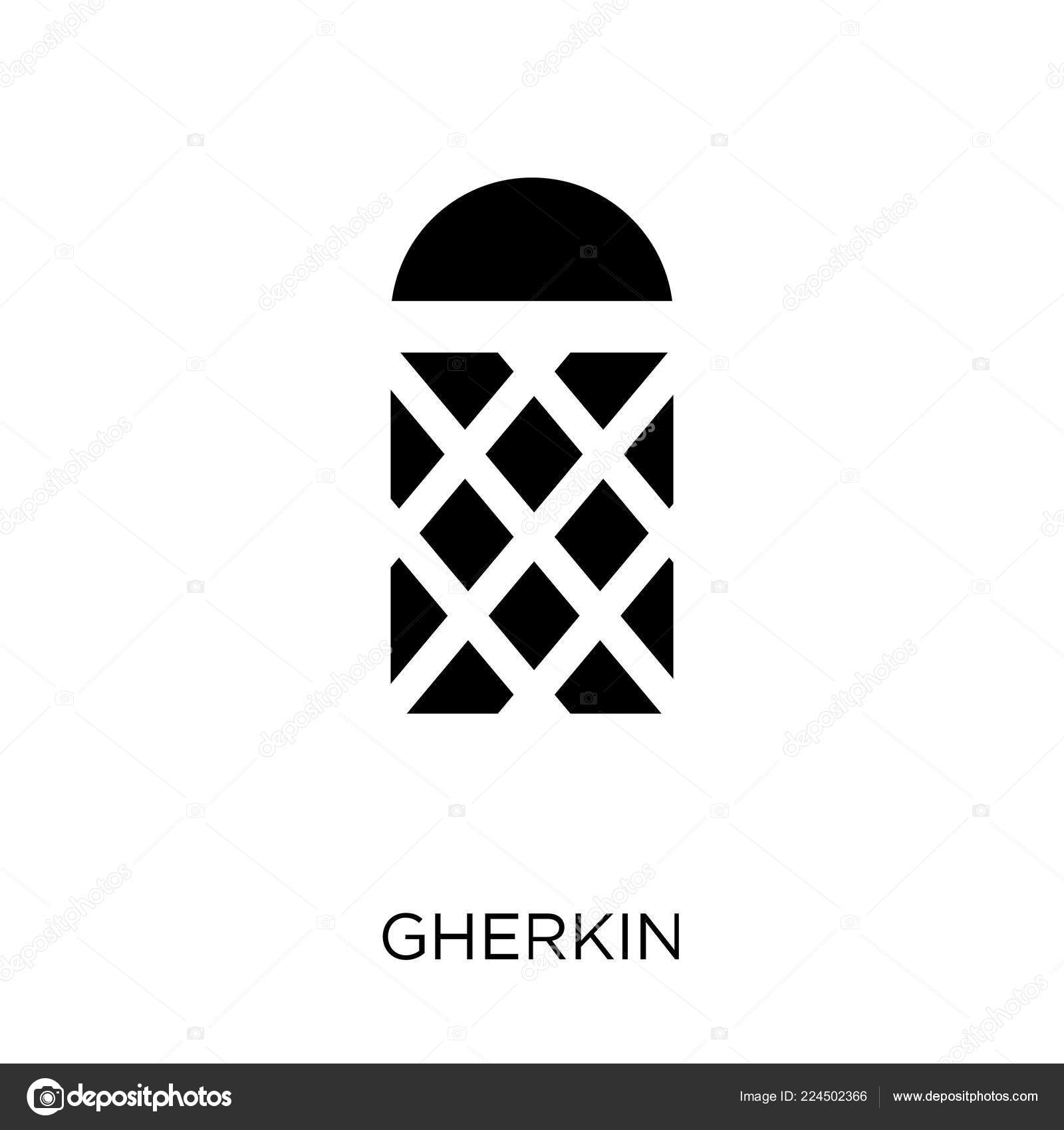 Gherkin Icon Gherkin Symbol Design Architecture Collection Simple ...