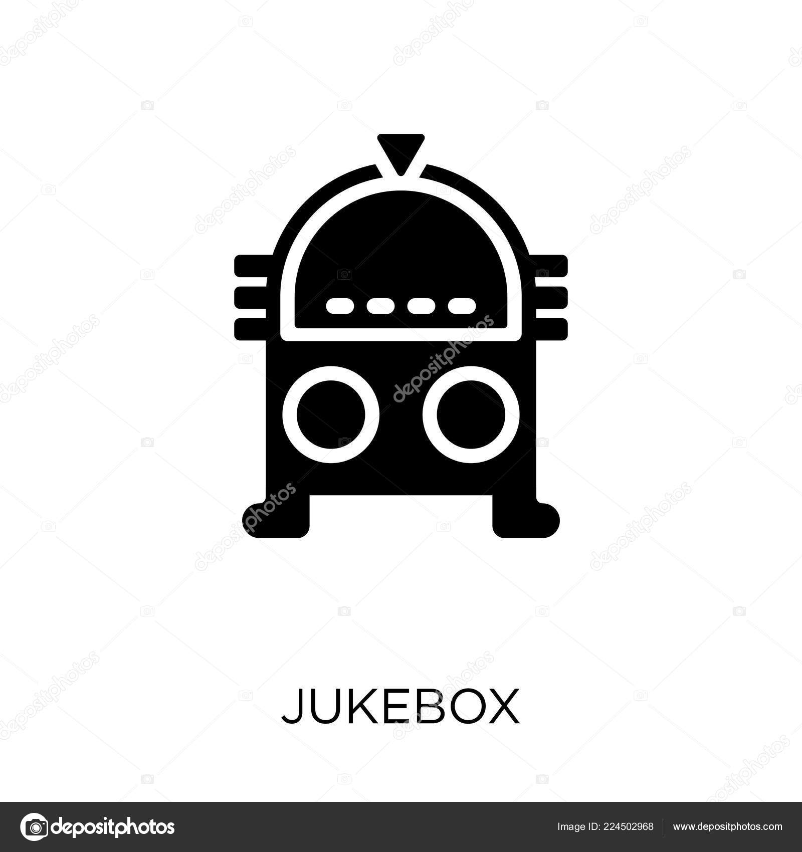 Jukebox Icon Jukebox Symbol Design Birthday Party Collection Simple ...