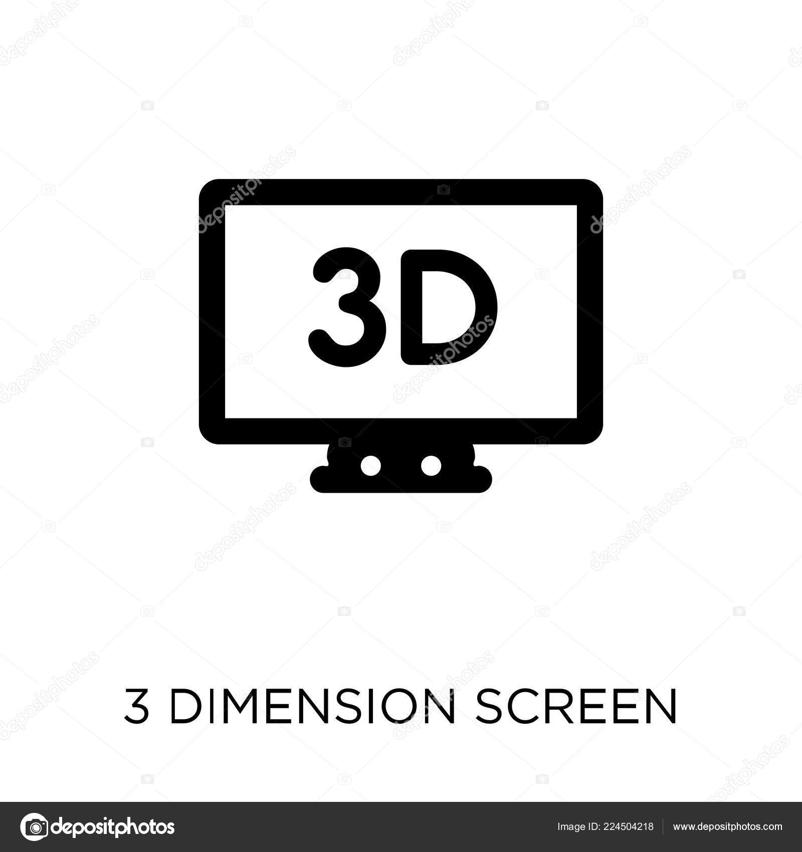 Dimension Screen Icon Dimension Screen Symbol Design Cinema Collection ...