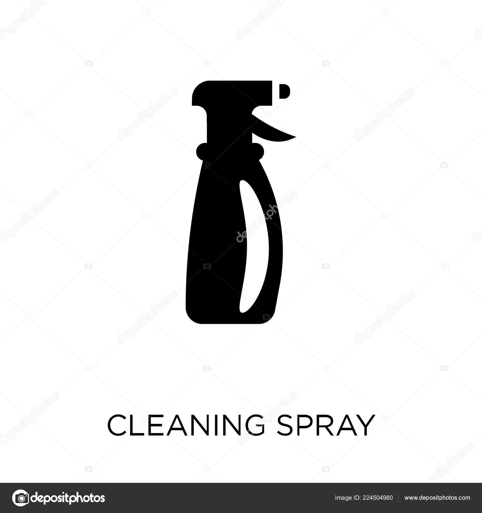 Cleaning Spray Icon Cleaning Spray Symbol Design Cleaning Collection ...