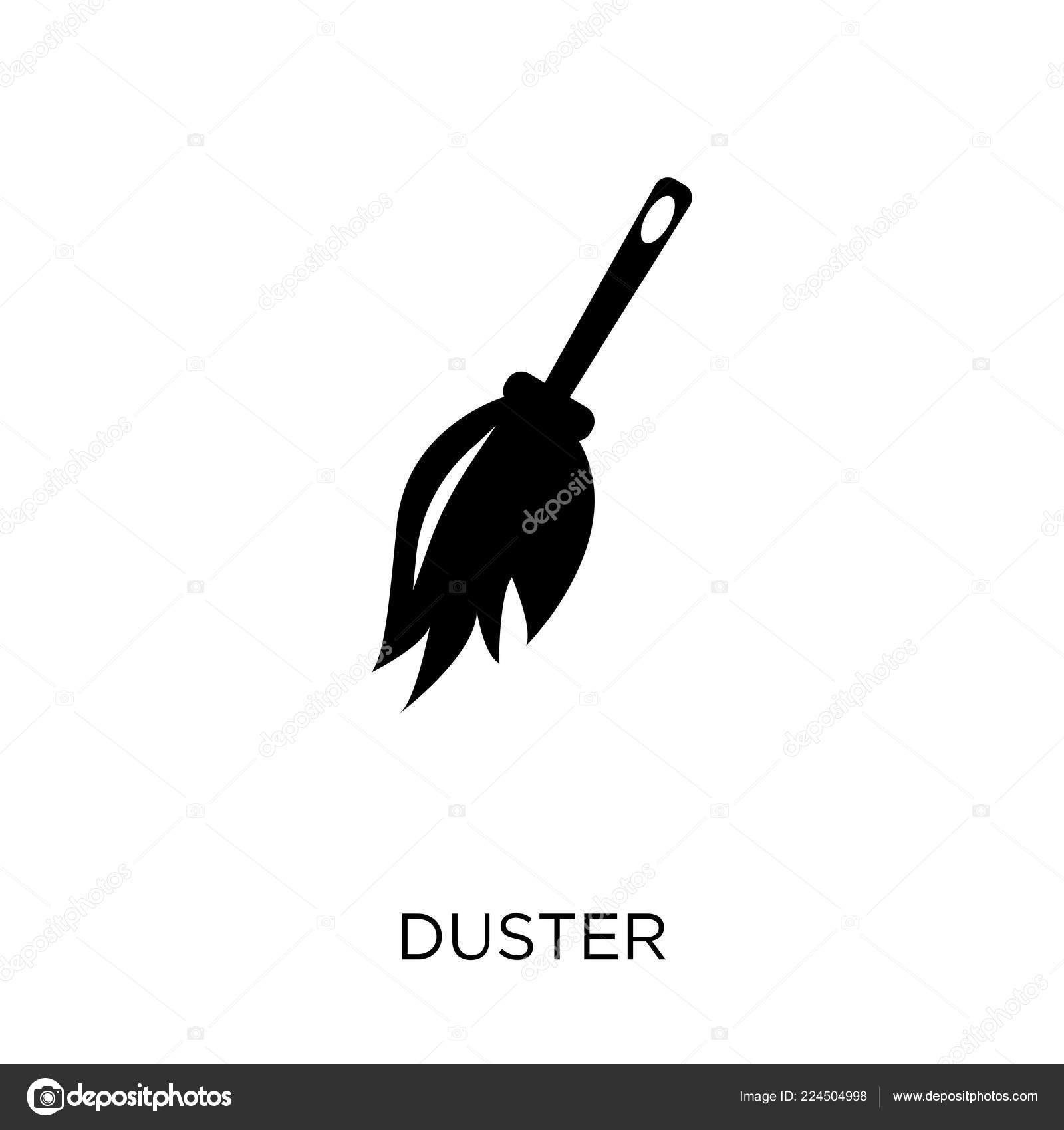 Icono Del Polvo Diseño Del Símbolo Duster Colección Cleaning ...