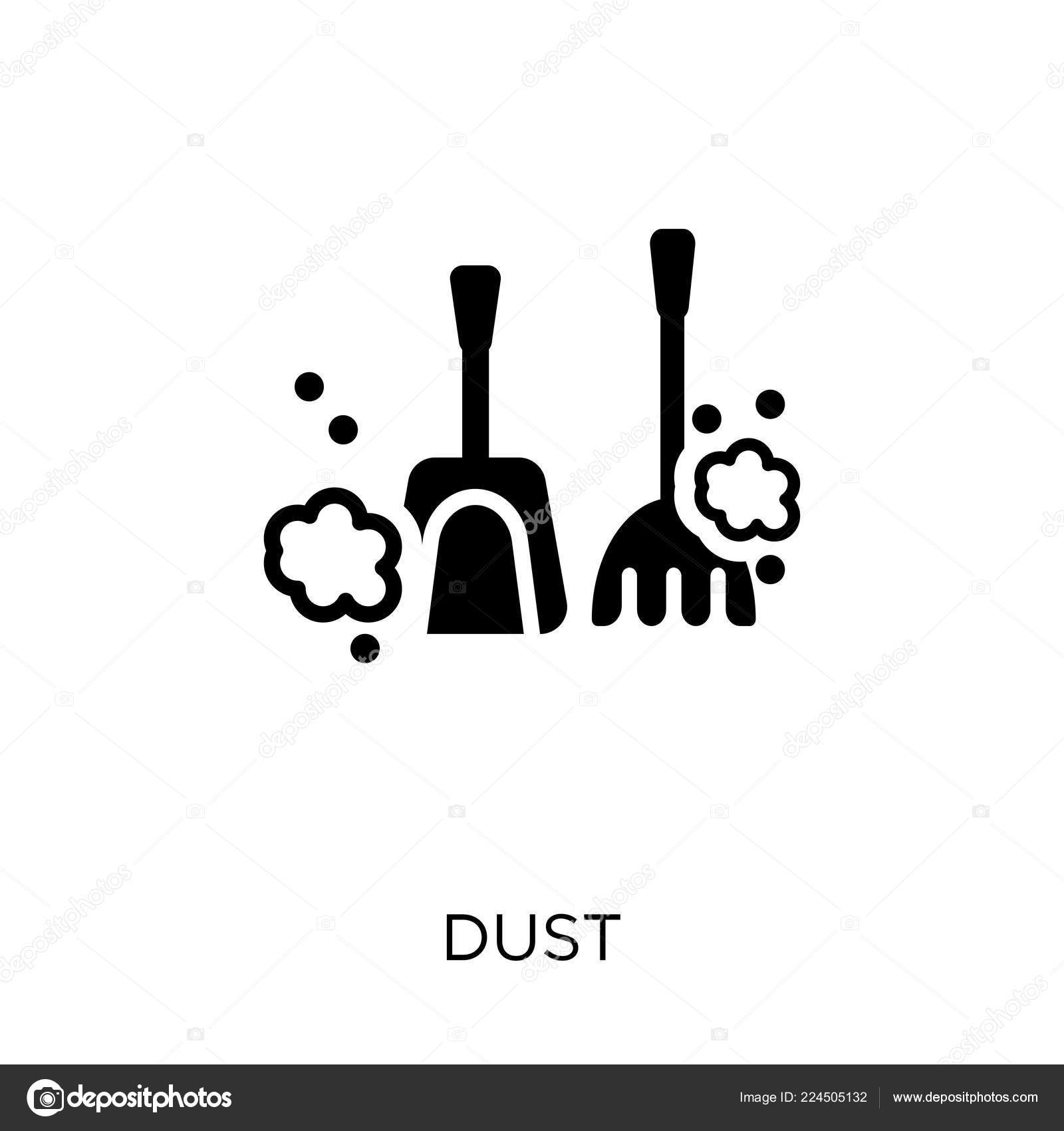 Dust Icon Dust Symbol Design Cleaning Collection Simple Element Vector ...