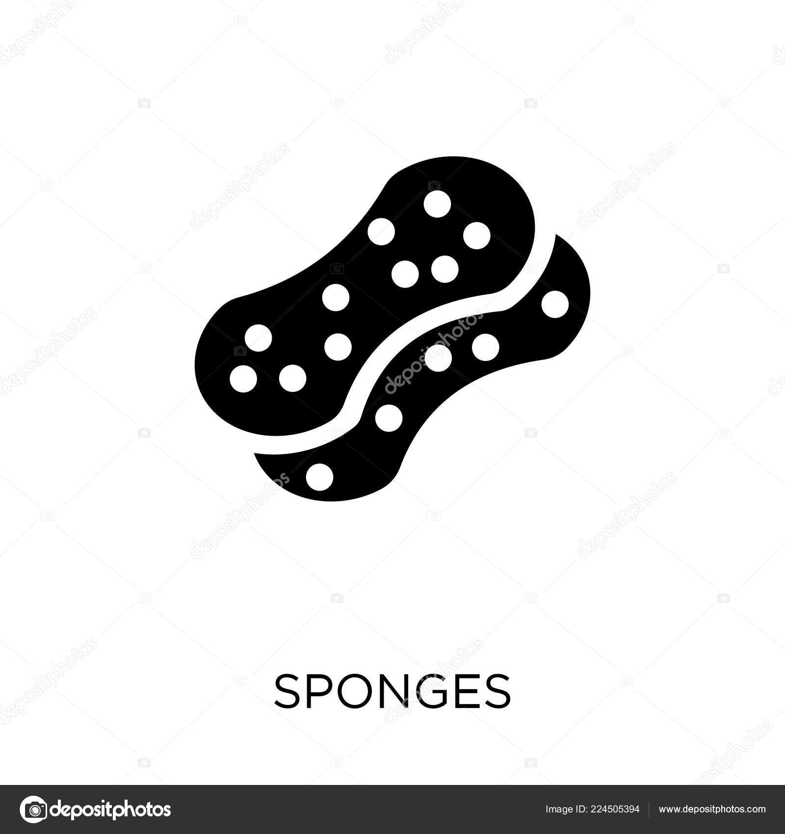 Sponges Icon Sponges Symbol Design Cleaning Collection Simple Element ...