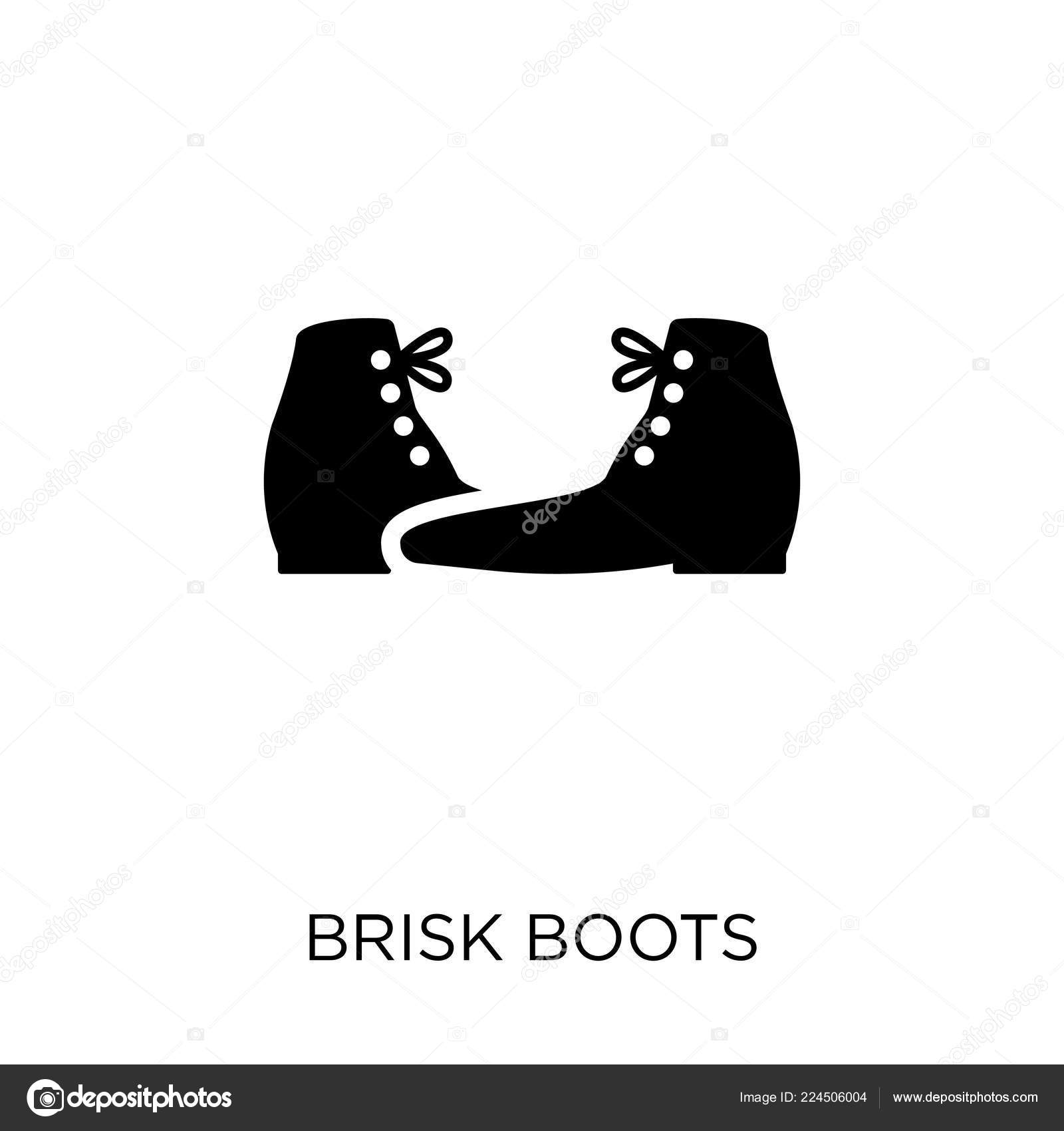 Brisk Boots Icon Brisk Boots Symbol Design Clothes Collection Simple ...