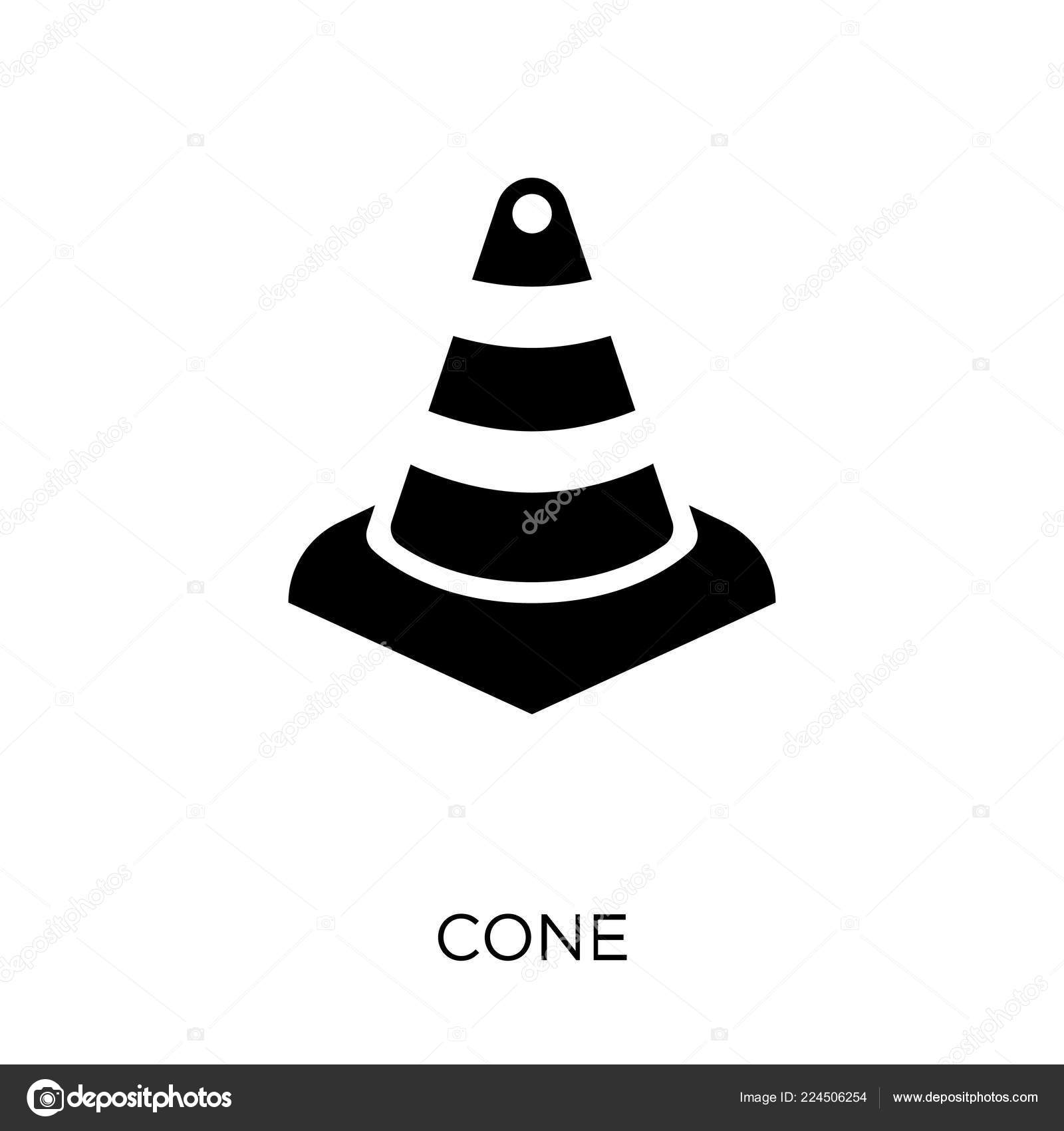 Cone Icon Cone Symbol Design Construction Collection Simple Element ...