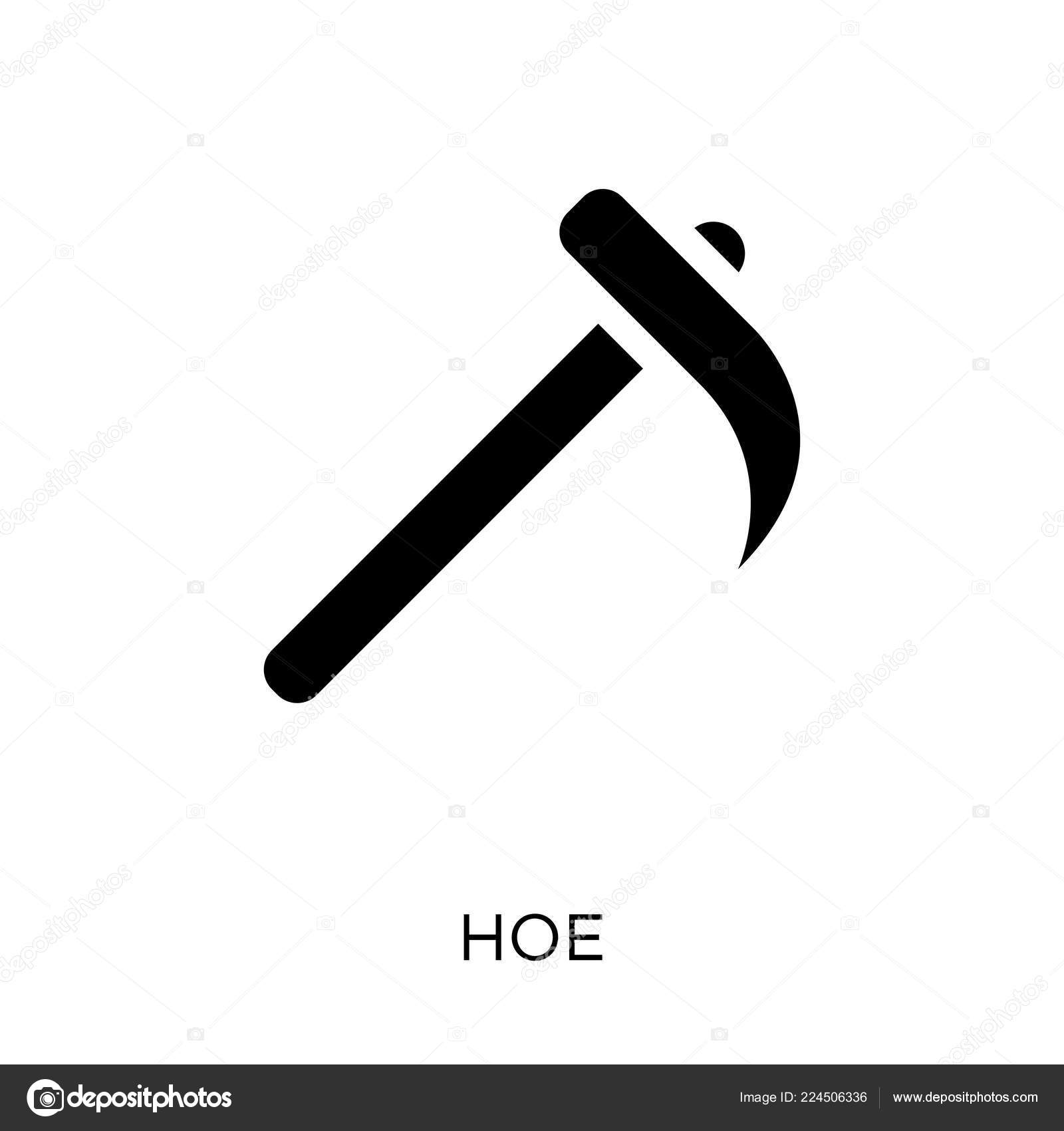 Hoe Icon Hoe Symbol Design Construction Collection Simple Element ...