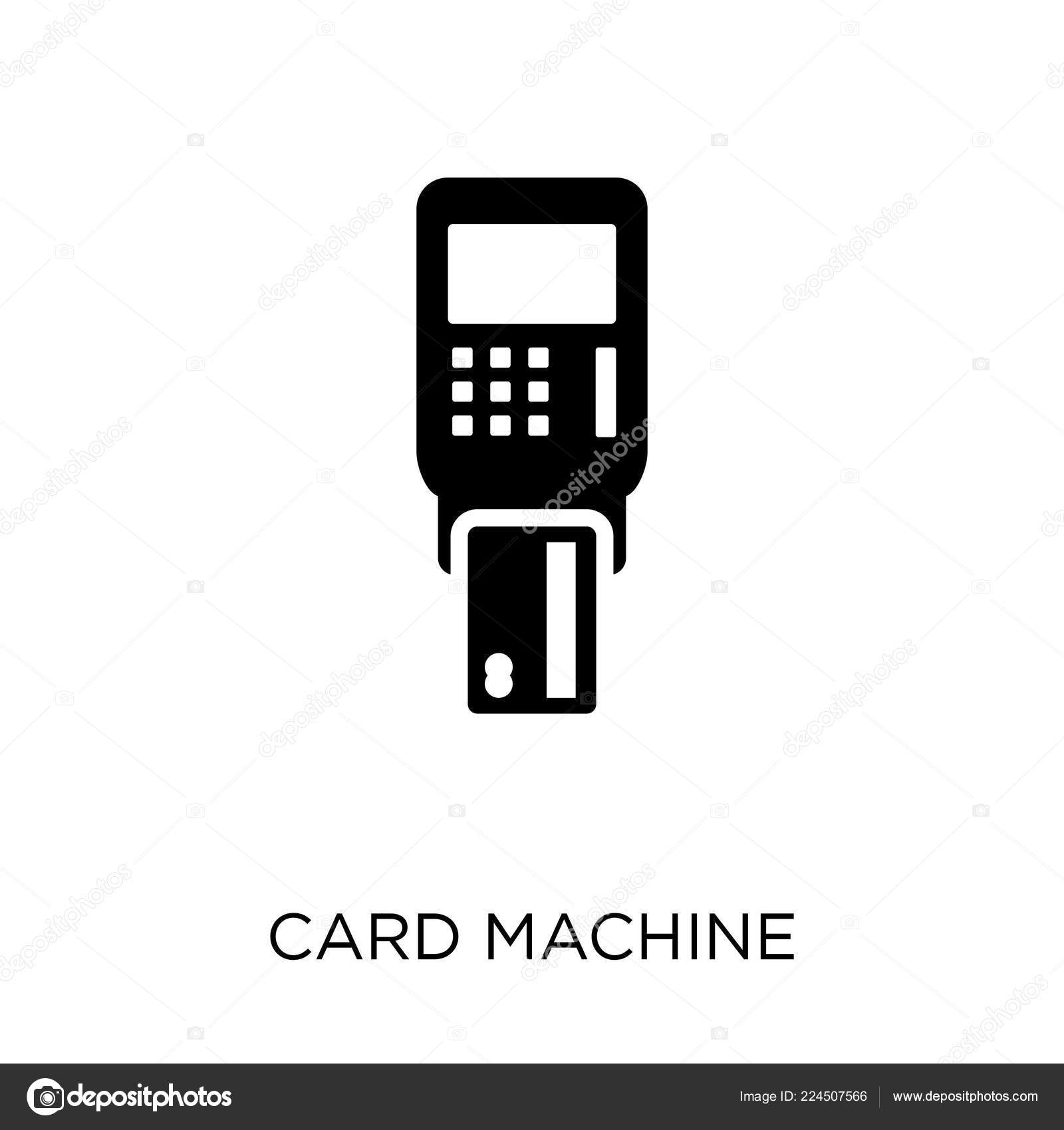 Card Machine Icon Card Machine Symbol Design Ecommerce Collection Simple Stock Vector by ...