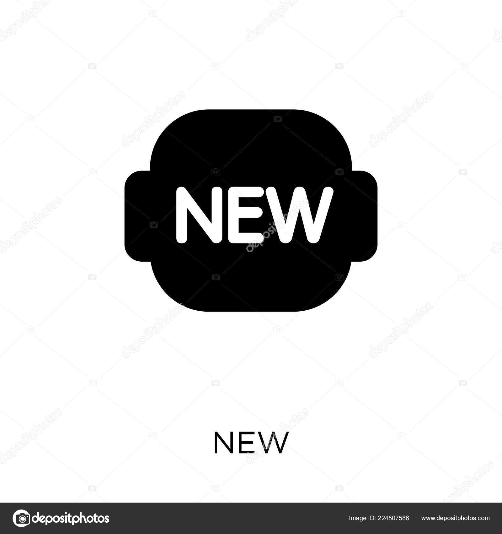 Nuevo Icono Nuevo Diseño Símbolo Colección Comercio Electrónico ...