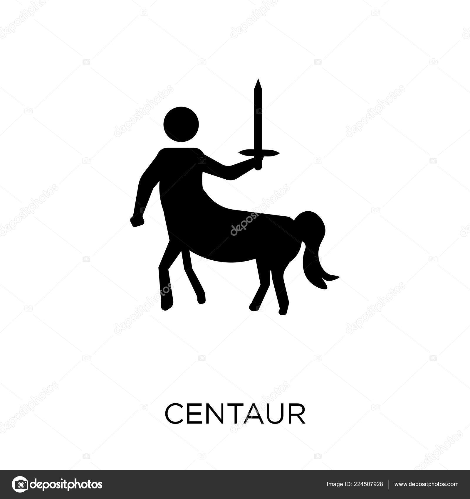 Centaur Icon Centaur Symbol Design Fairy Tale Collection Simple Element ...
