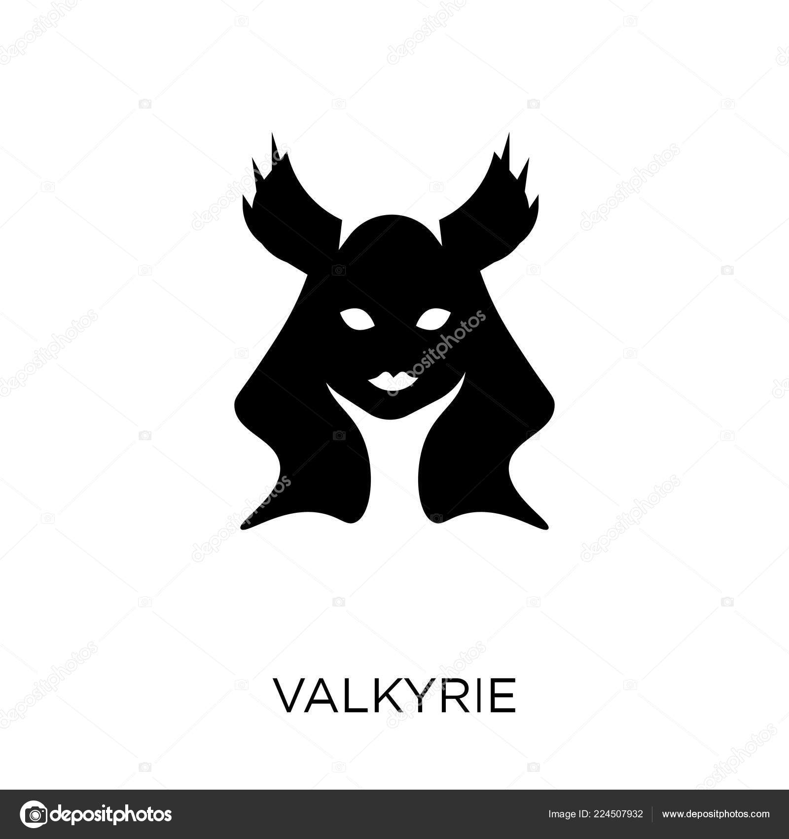 Valkyrie Icon Valkyrie Symbol Design Fairy Tale Collection Simple ...