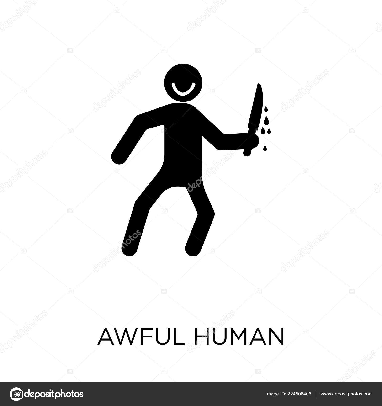 Awful Human Icon Awful Human Symbol Design Feelings Collection Simple ...