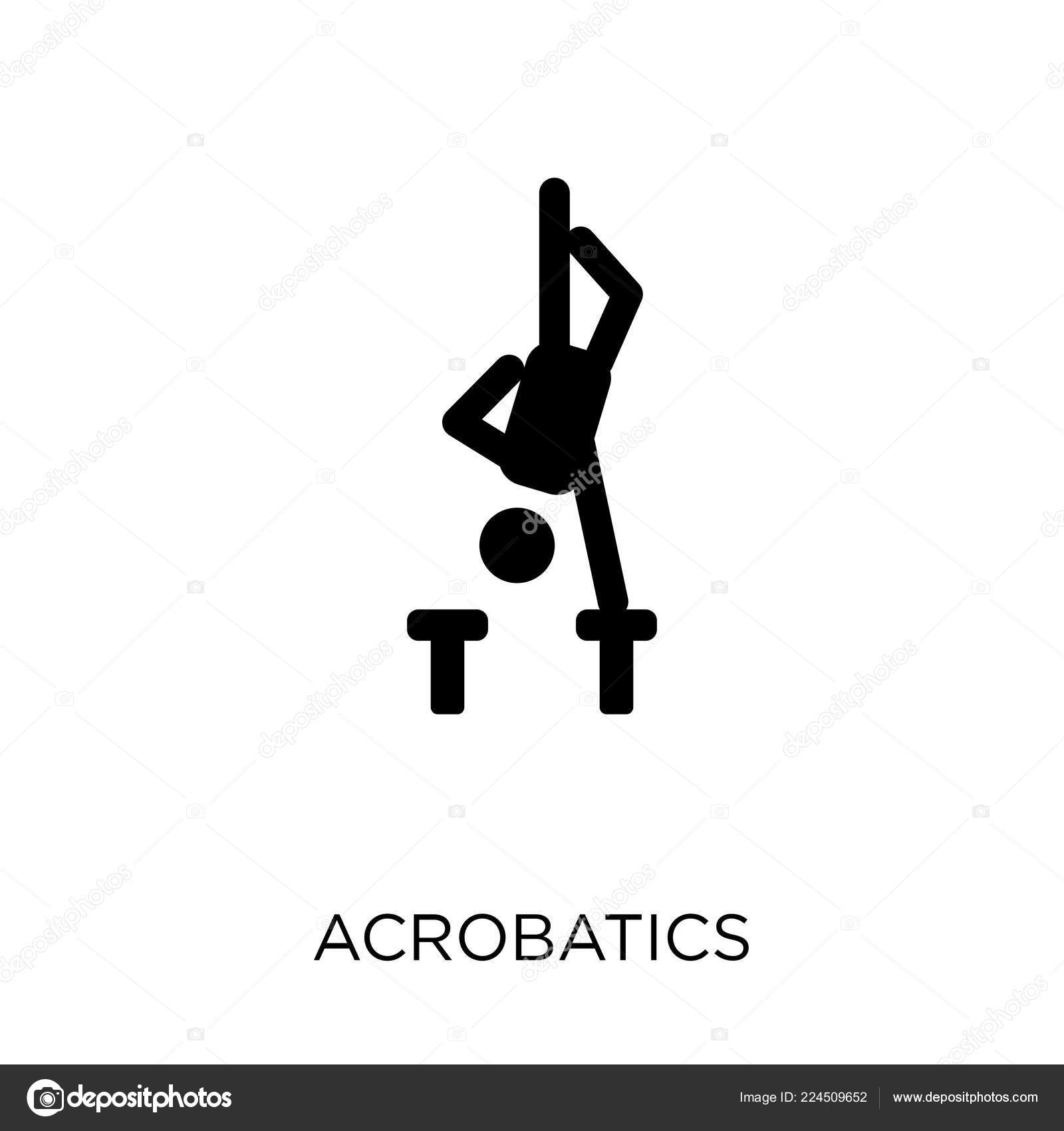 Acrobatics Icon Acrobatics Symbol Design Circus Collection Simple ...