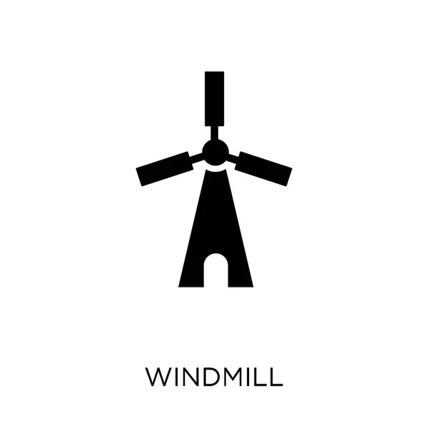 Windmill Icon Windmill Linear Symbol Design Architecture Collection ...