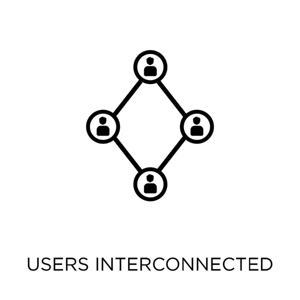 18 Users interconnected symbol Vector Images | Depositphotos