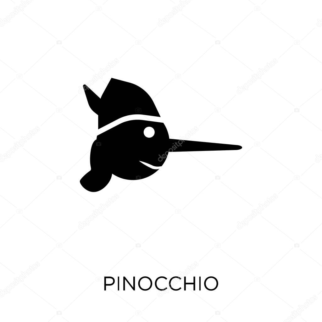 Pinocchio Icon Pinocchio Symbol Design Fairy Tale Collection Simple ...