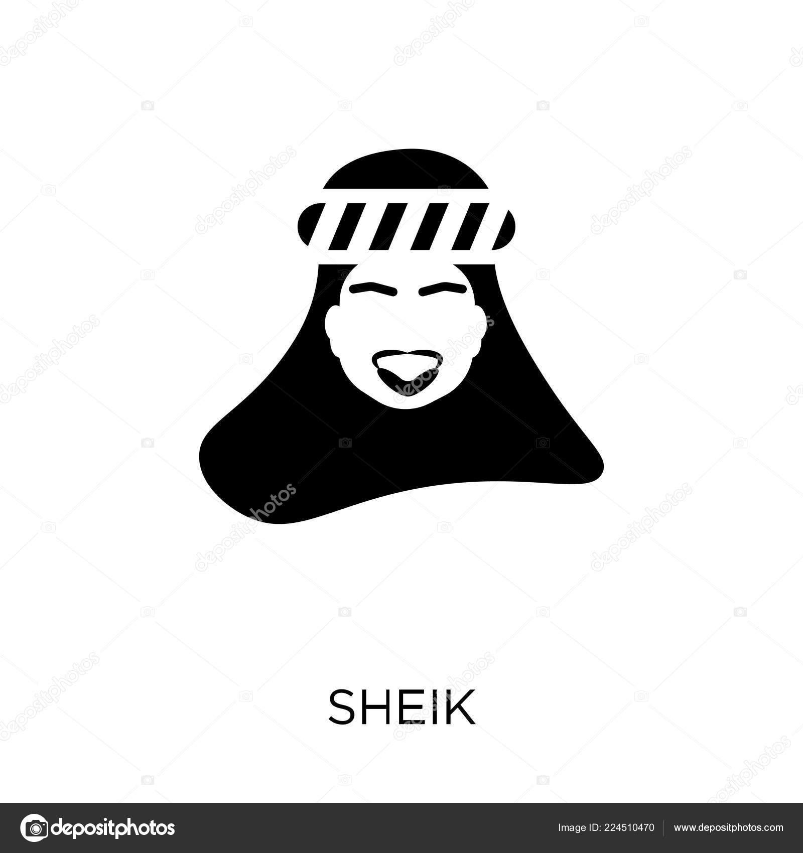 Sheik Icon Sheik Symbol Design Desert Collection Simple Element Vector ...