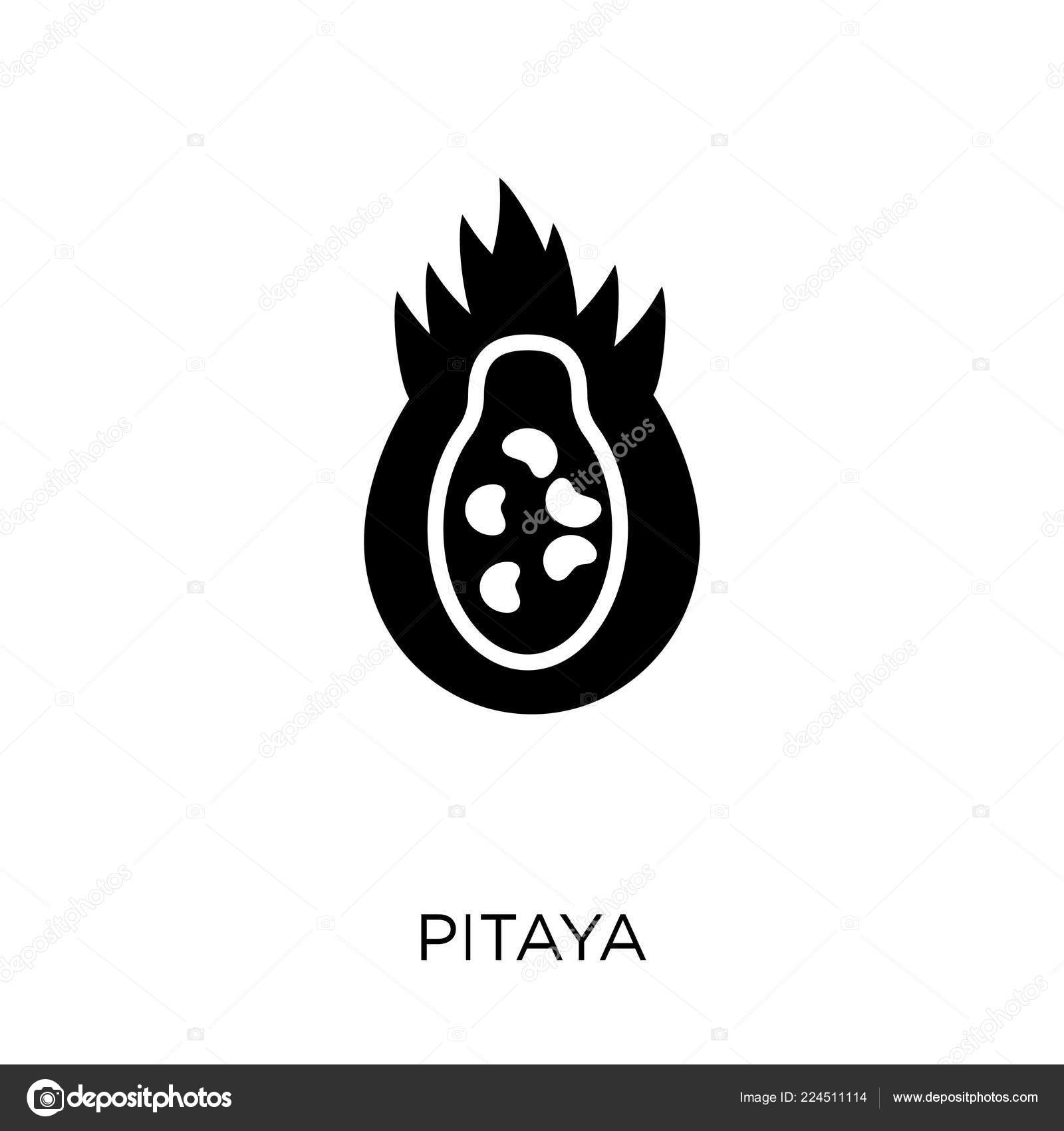 Pitaya Icon Pitaya Symbol Design Fruit Vegetables Collection Simple ...