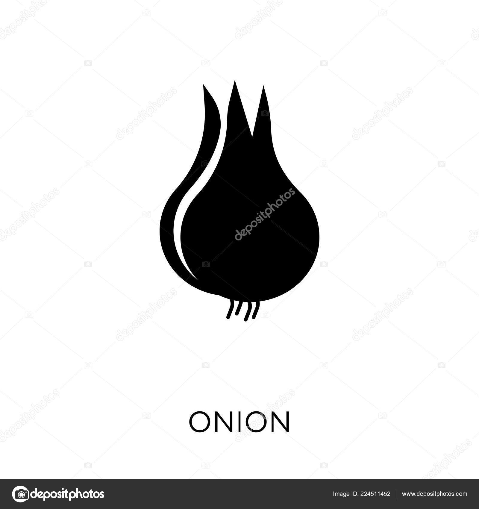 Onion Icon Onion Symbol Design Fruit Vegetables Collection Simple ...