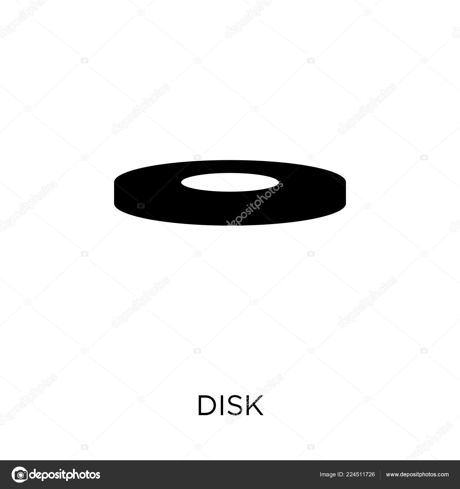 Disk Icon Disk Symbol Design Geometry Collection Simple Element Vector ...