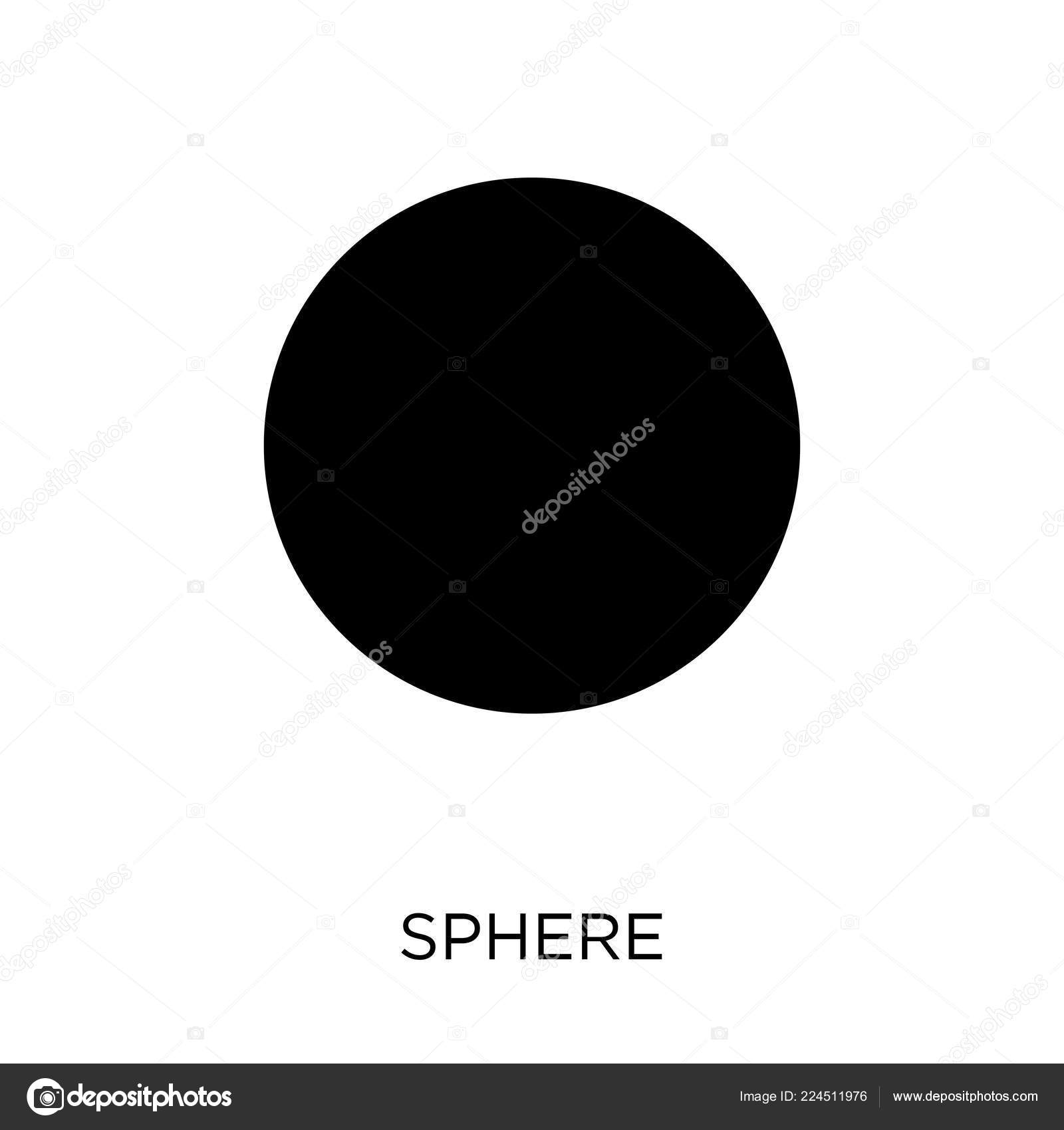 Sphere Icon Sphere Symbol Design Geometry Collection Simple Element ...