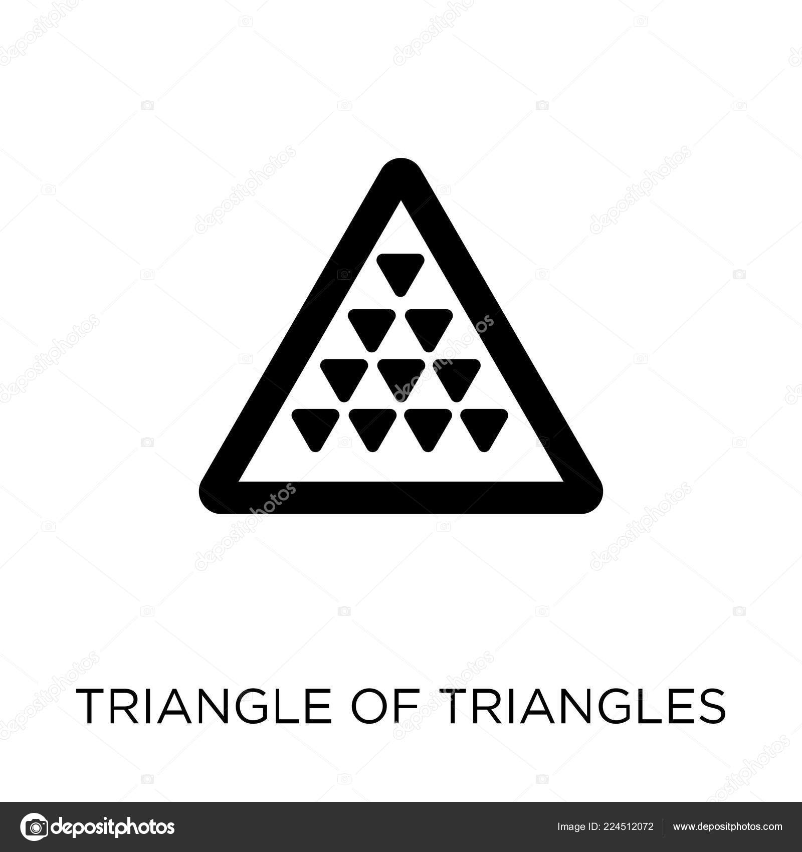 Triangle Triangles Icon Triangle Triangles Symbol Design Geometry ...