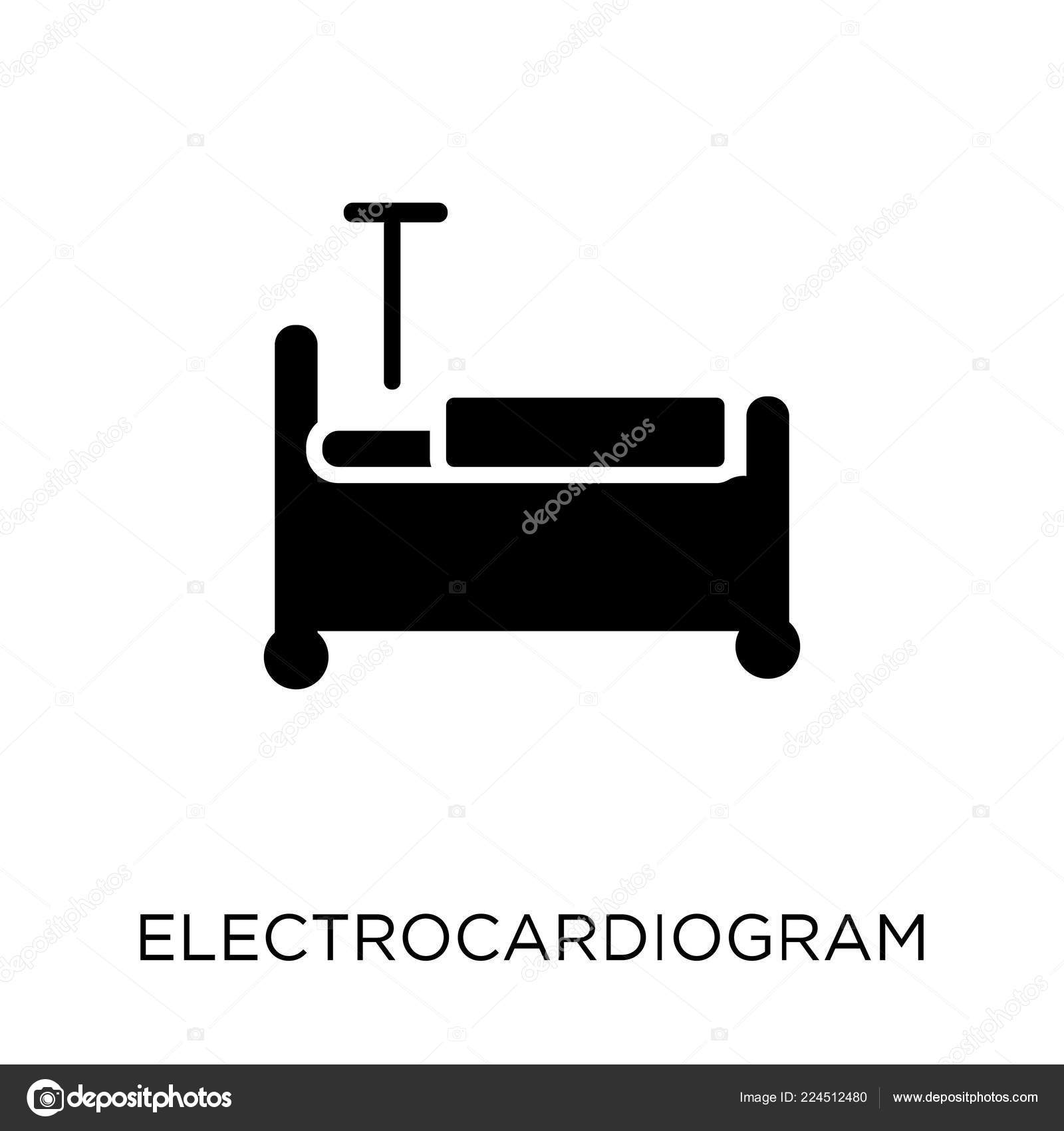 Electrocardiogram Icon Electrocardiogram Symbol Design Health Medical ...