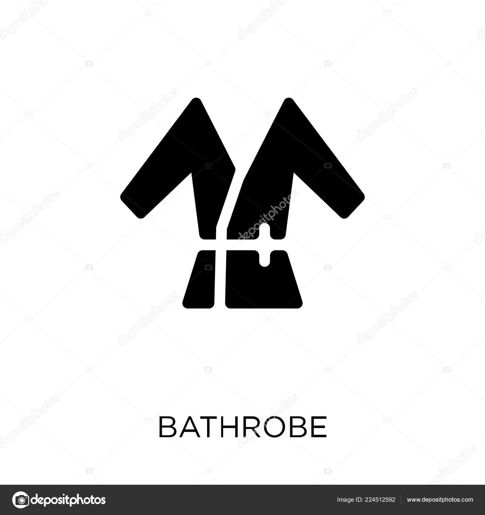 Bathrobe Icon Bathrobe Symbol Design Hotel Collection Simple Element ...