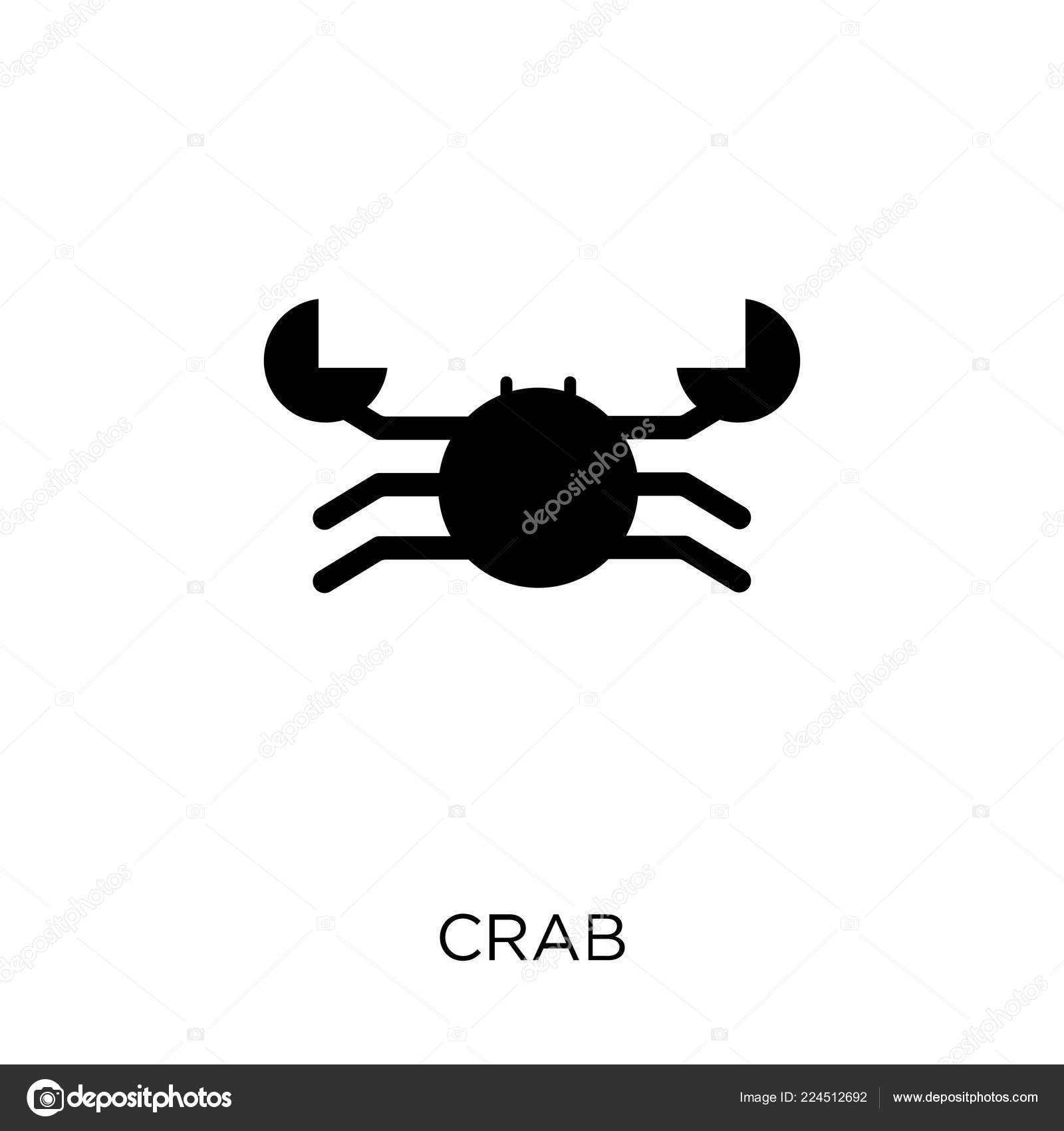 Crab Icon Crab Symbol Design Restaurant Collection Simple Element ...