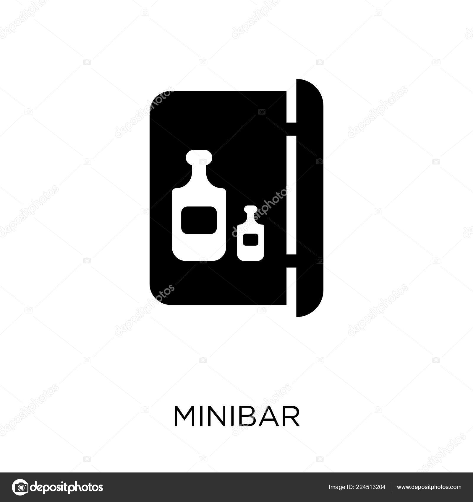 Minibar Icon Minibar Symbol Design Hotel Collection Simple Element ...