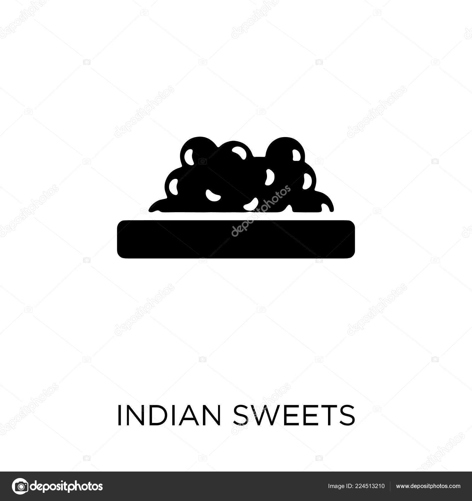 Indian Sweets Icon Indian Sweets Symbol Design India Collection Simple ...