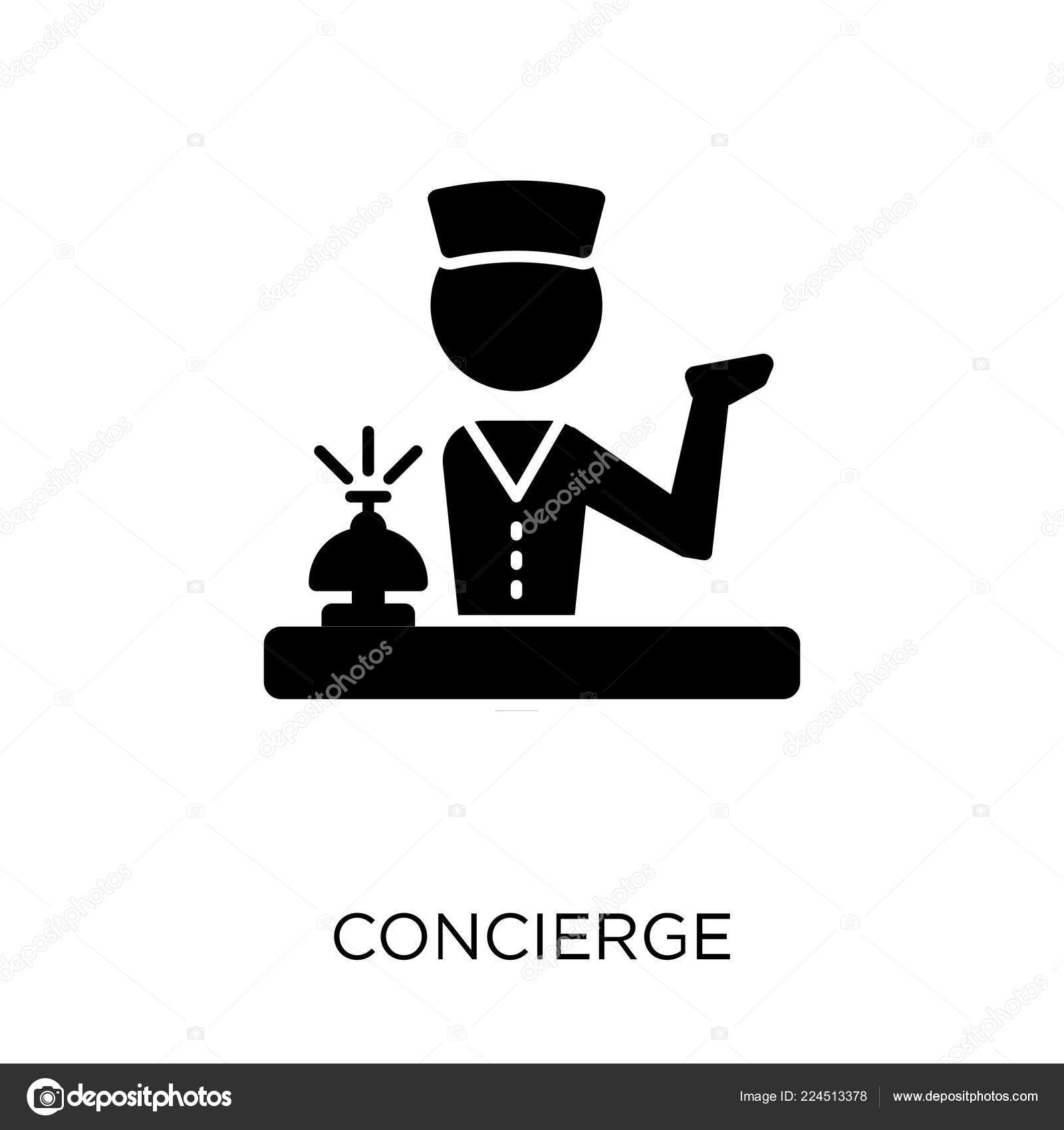 Concierge Icon Concierge Symbol Design Professions Collection Simple ...