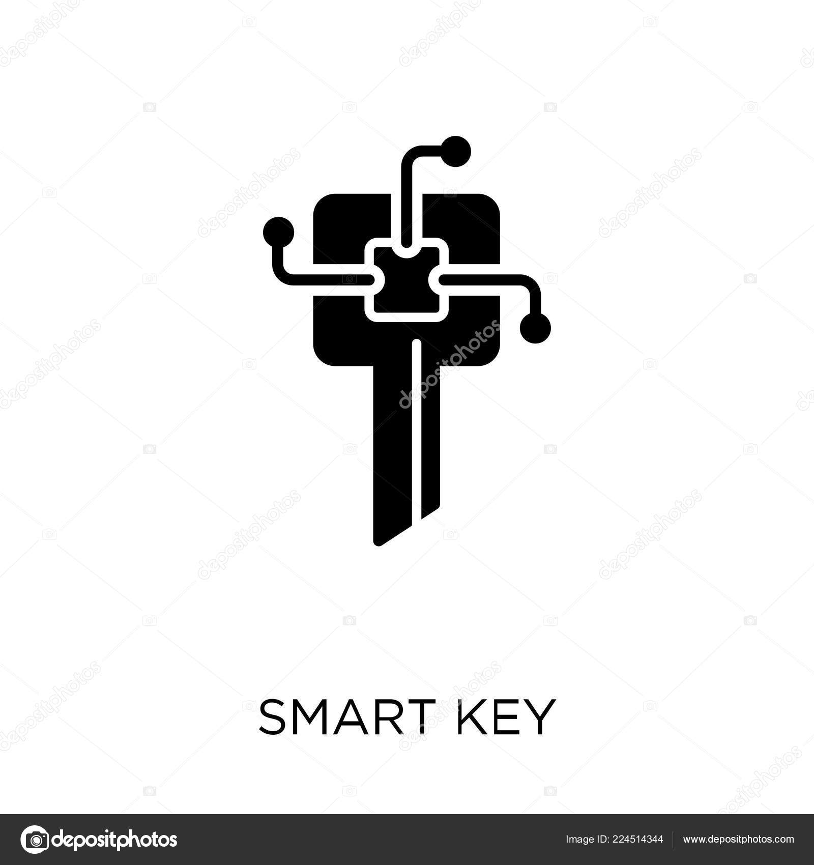 Smart Key Icon Smart Key Symbol Design Smarthome Collection Simple ...