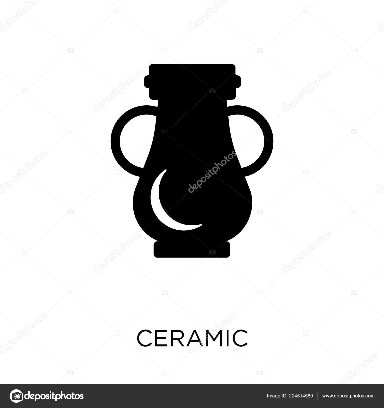 Ceramic Icon Ceramic Symbol Design Museum Collection Simple Element ...