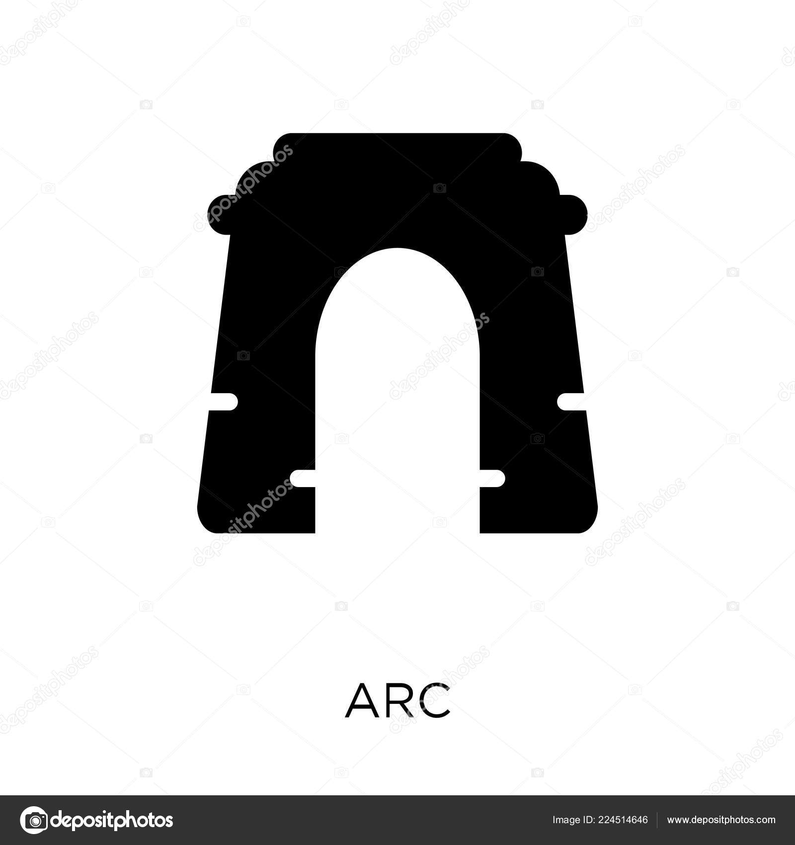 Arc Icon Arc Symbol Design Museum Collection Simple Element Vector ...