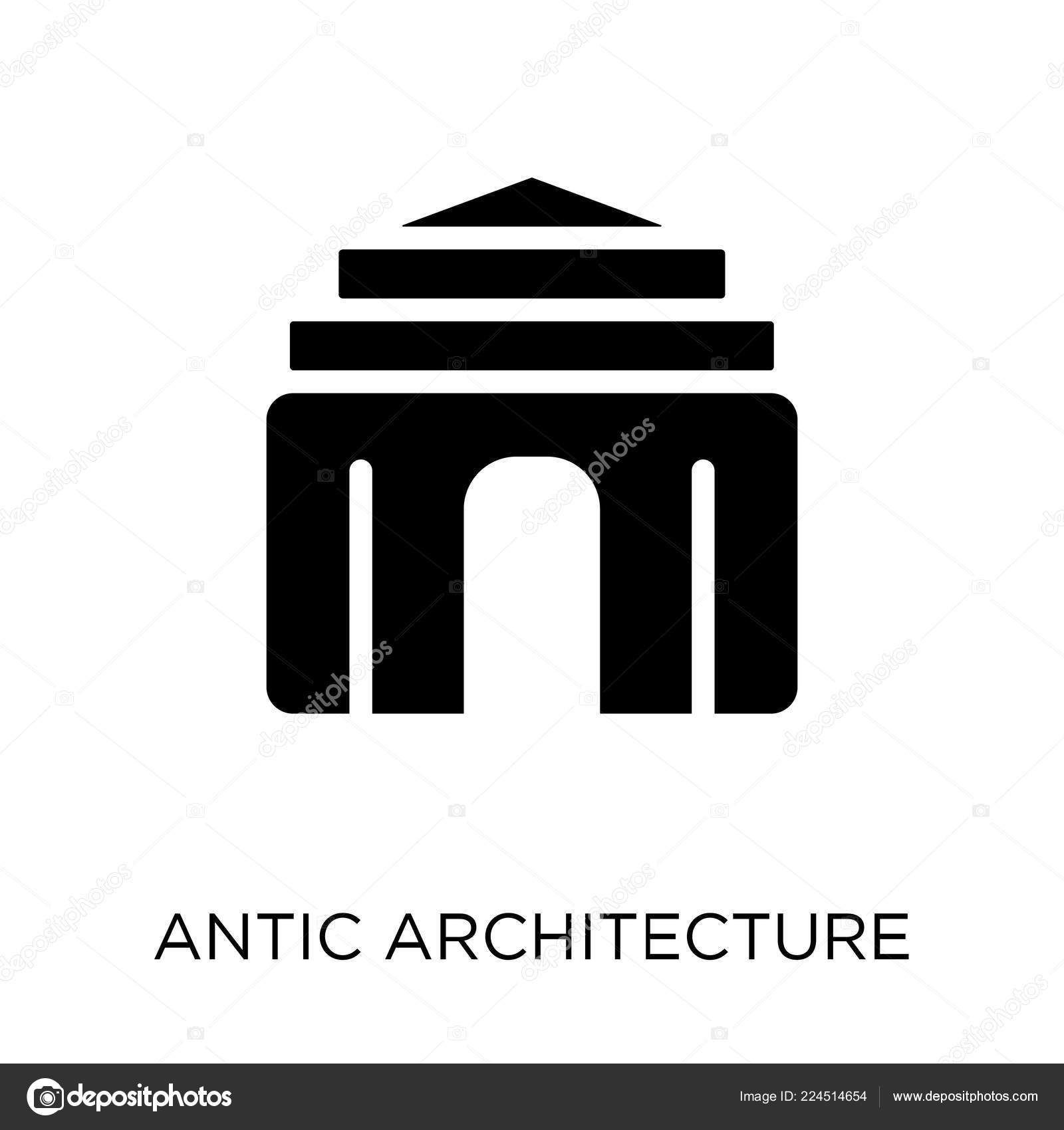 Antic Architecture Icon Antic Architecture Symbol Design Museum ...