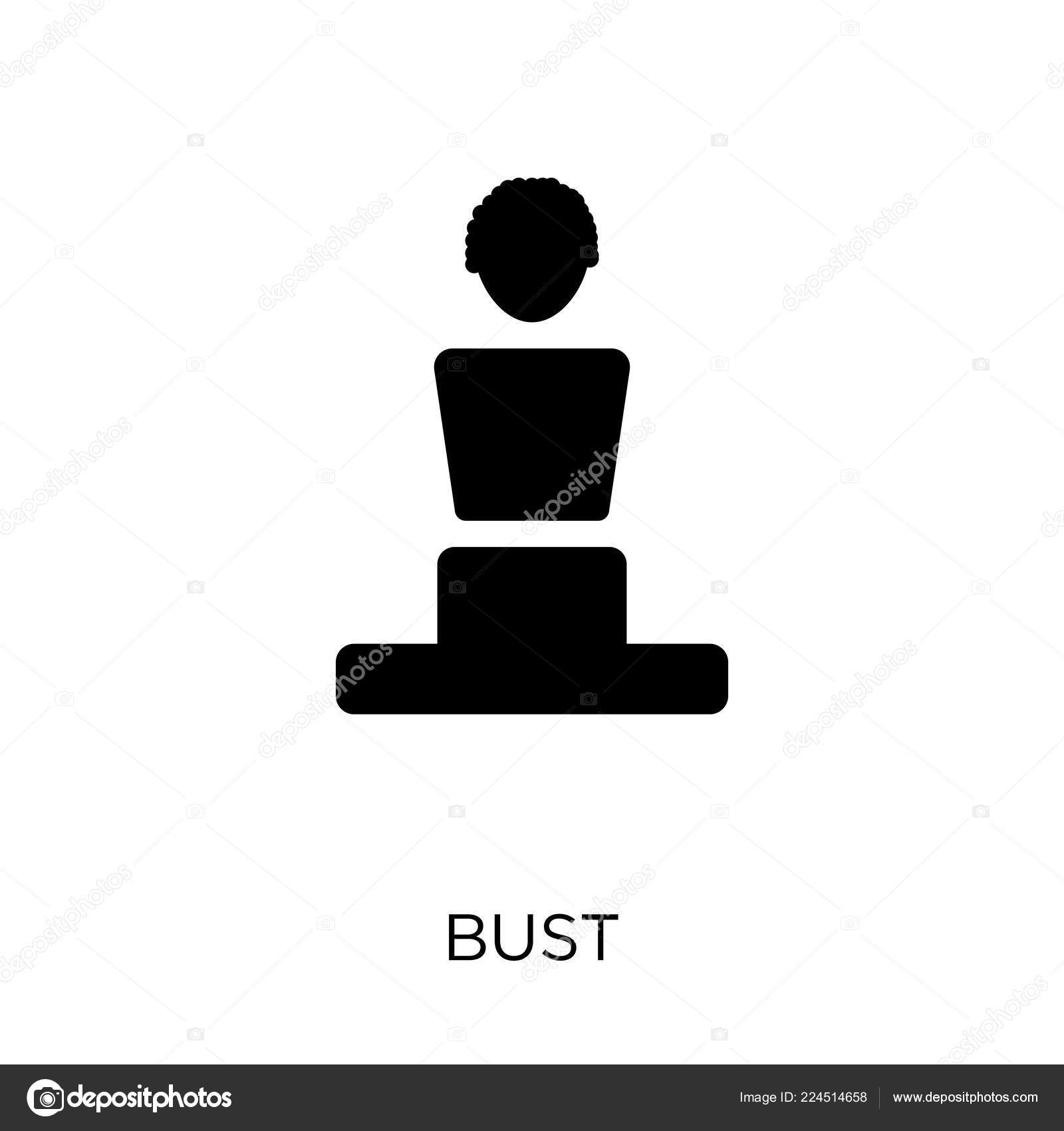 Bust Icon Bust Symbol Design Museum Collection Simple Element Vector ...