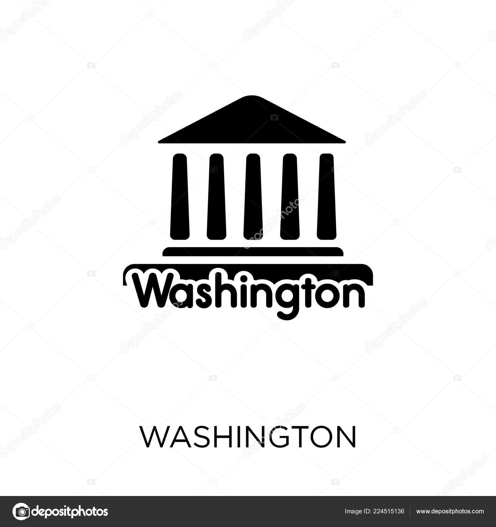 Washington Icon Washington Symbol Design United States America ...