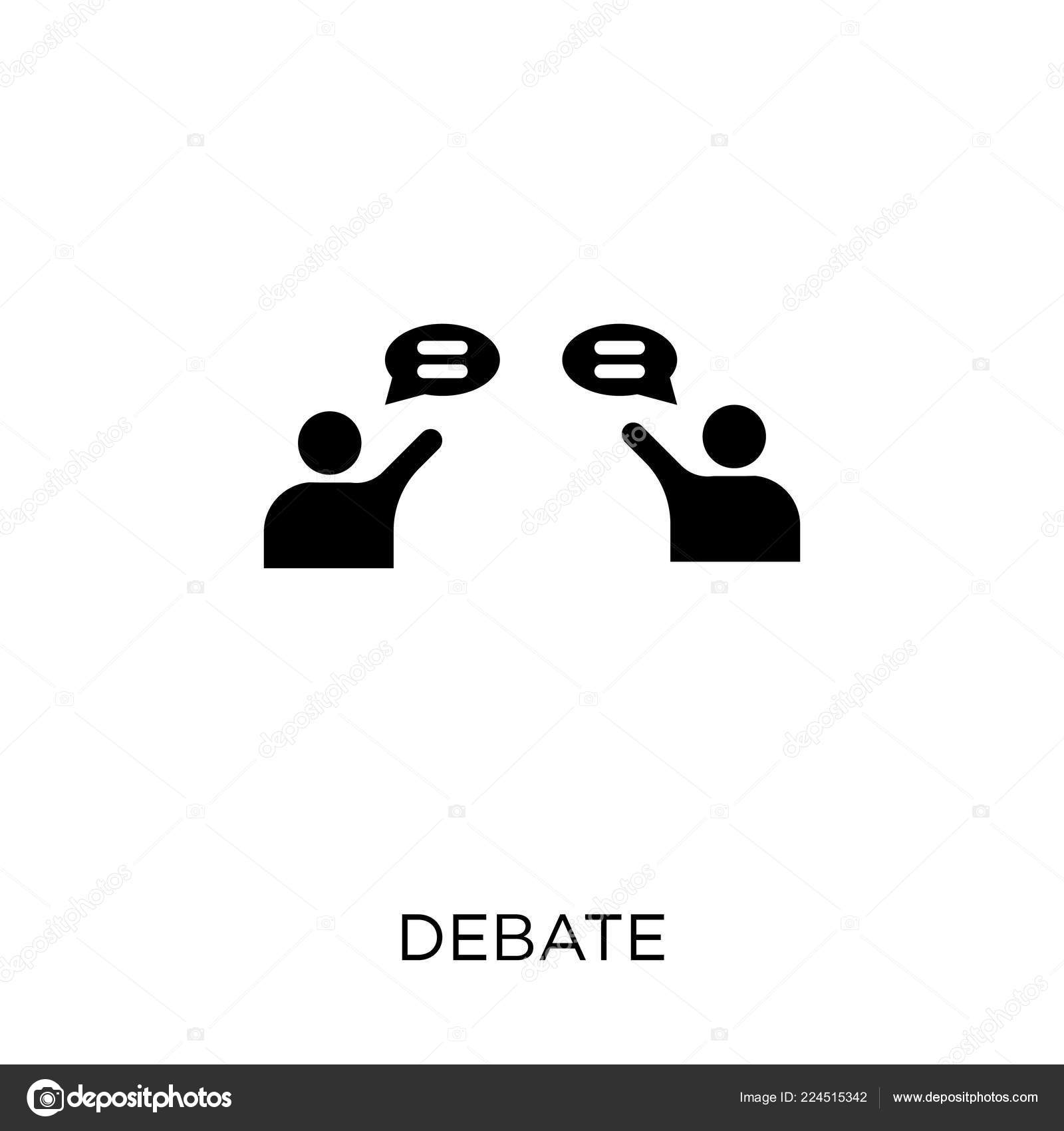 Debate Icon Debate Symbol Design Political Collection Simple Element ...